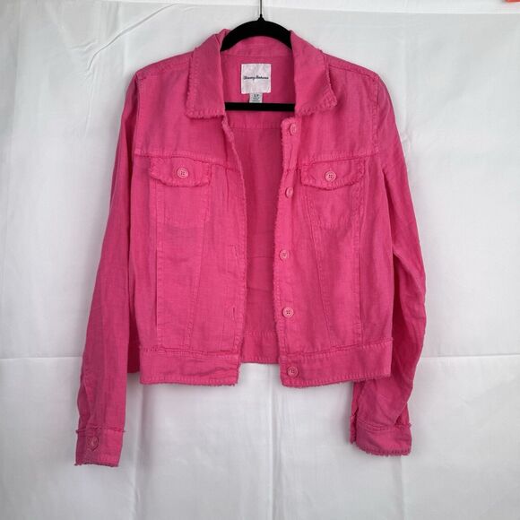 Tommy Bahama | Jackets & Coats | Tommy Bahama Two Palms Raw Edge Linen ...